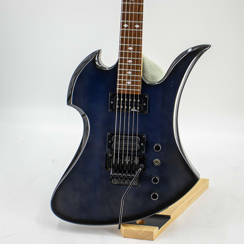 Used BC Rich Mockingbird NJ Floyd Rose 2002 Trans Blue | Reverb