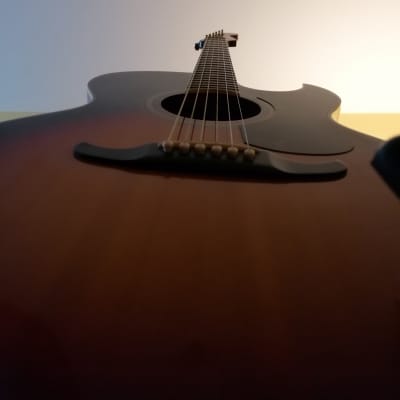 Fender EL RIO Sunburst - Custom Made Japan Electro Acoustic | Reverb