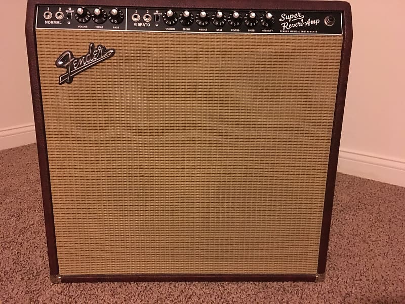 Fender Super Reverb '65 Reissue Wine Red Ltd Edition | Reverb