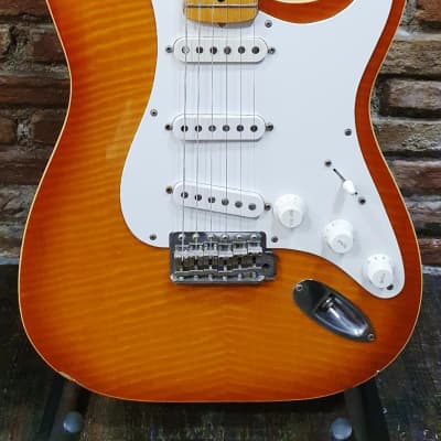 1983 Strings & Things in Memphis Custom Strat Honeyburst | Reverb