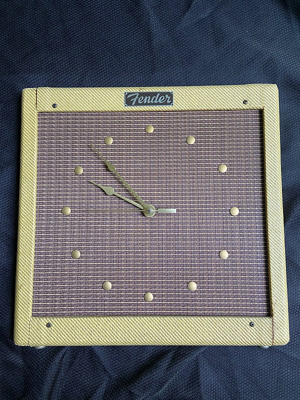 Fender Sam Hutton Tweed Clock 1980s - Tweed | Reverb