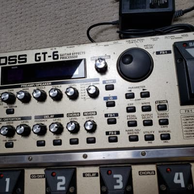 Boss GT-6 Guitar Multi Effect Processor Pedal COSM Power | Reverb