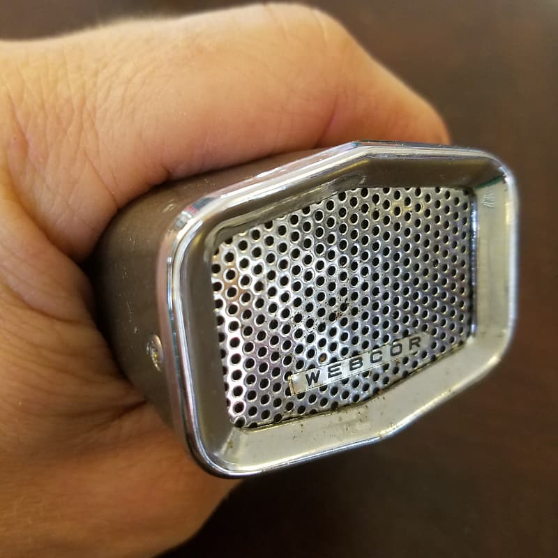 Webcor Weird Japan Harp Mic Desk? 1960s Chrome and | Reverb Canada