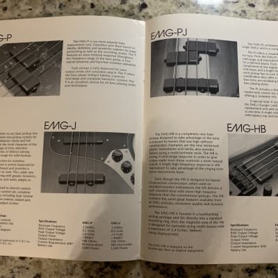 EMG Pickup Catalog 80’s-90’s 58 60 81 HB SA | Reverb