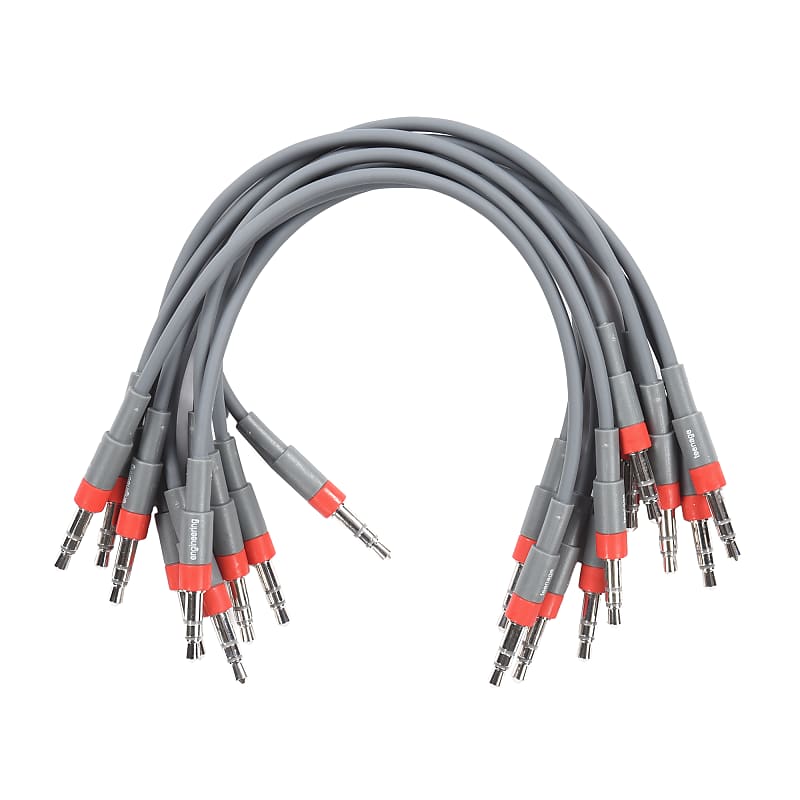 Teenage Engineering Modular Cable Kit Short w/10 x 3.5mm Red | Reverb