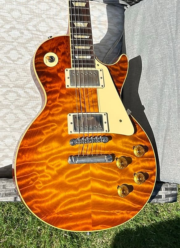 3D Quilt / Flametop R9 Gibson 59 M2M 2020 - Tom Murphy | Reverb