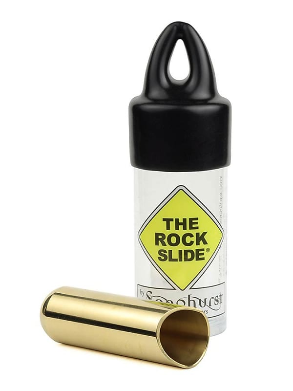 The Rock Slide Polished Brass Balltip Slide, Medium | Reverb