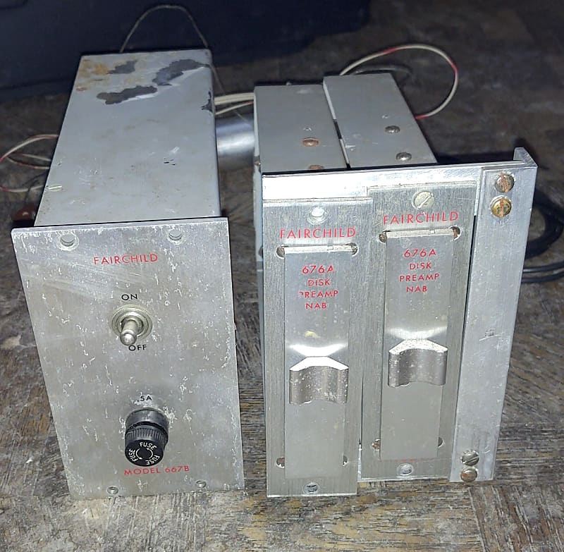Pair of Fairchild 676A NAB magnetic phono preamps w/ UTC A20 | Reverb