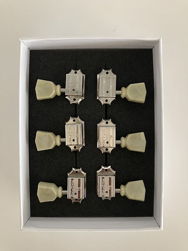 Schaller G-series 3L/3R tuning machines Nickel | Reverb