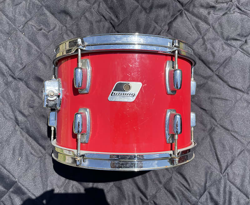 Ludwig Rocker 12x8” 1980s Red made in USA | Reverb