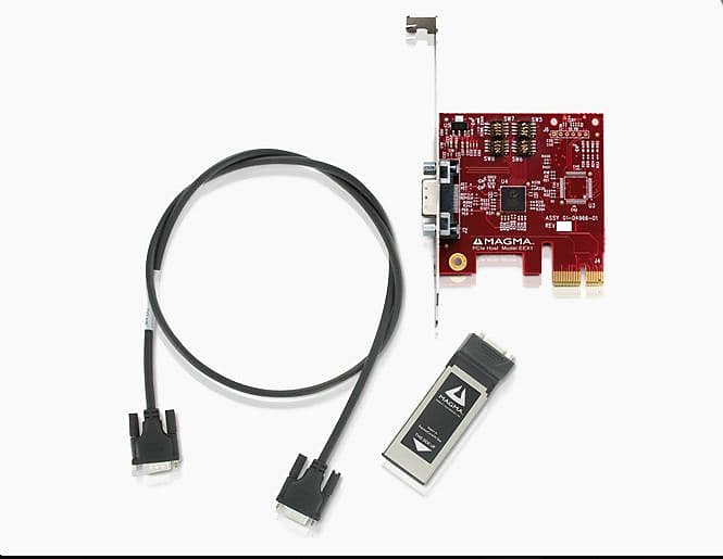 Magma EB1NE PCIe 1 Slot PCI Express Expansion Board-Set RARE | Reverb