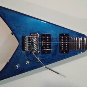 Jackson King~V~ KVX10 2012-13 Cobalt Blue Swirl W/Jackson | Reverb