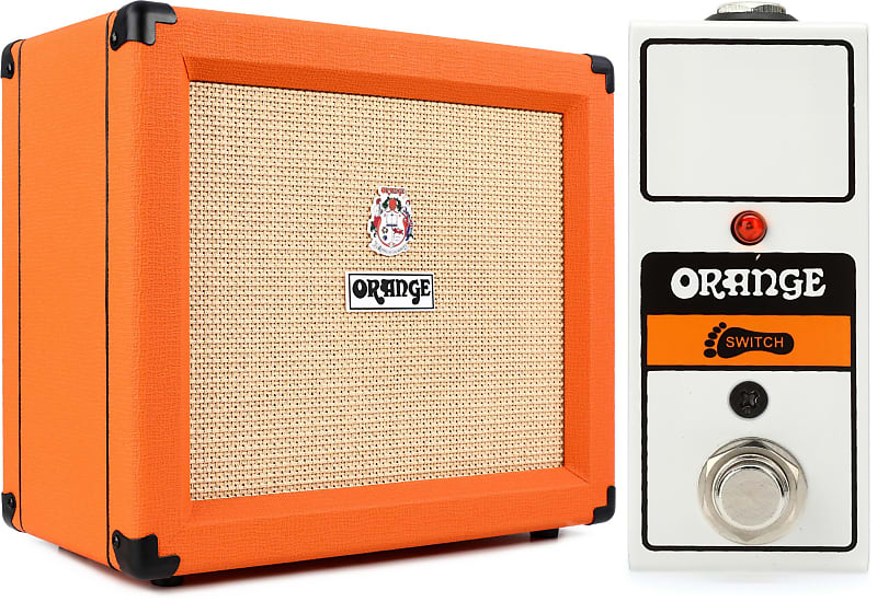 Orange Crush 35RT 1x10" 35-watt Combo Amp Bundle with Orange | Reverb