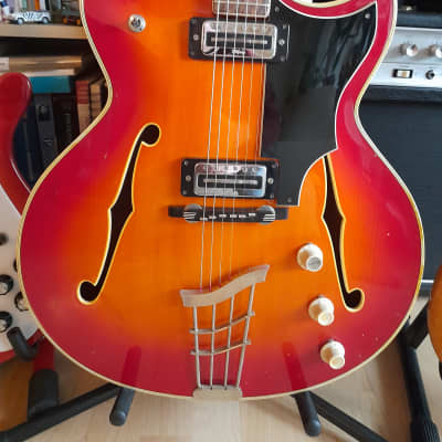 ULTRA RARE vintage 1960s Hofner 4577 thinline hollowbody | Reverb
