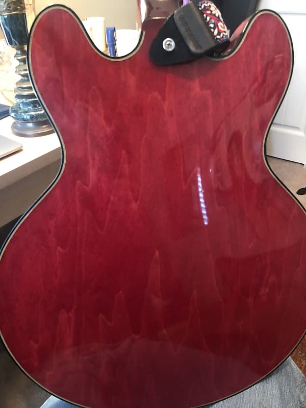 Gibson Es 325 71/72 Apple Red | Reverb