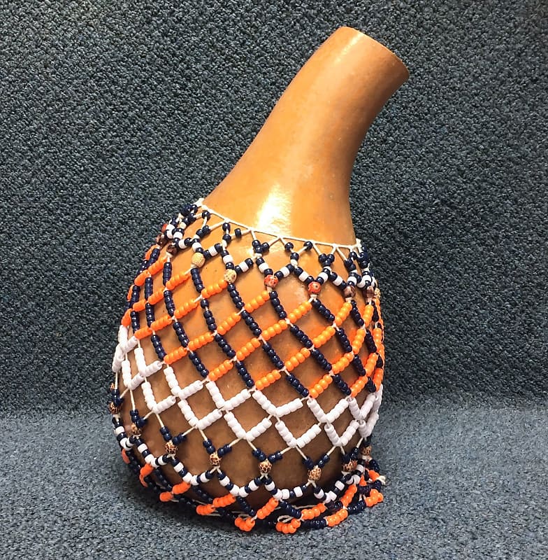 Handmade Homegrown Extra Large Natural Gourd Shekere | Reverb