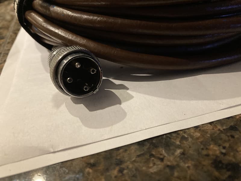 4 Pin Amphenol to 3 Pin XLR Microphone cable with Belden wire | Reverb