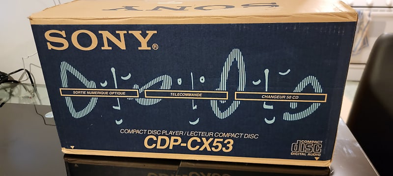 Sony CDP-CX53 CD PLAYER JUKEBOX IN ORIGINAL PACKAGING | Reverb