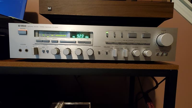 Yamaha R-1000 1981 Silver Face/wood | Reverb