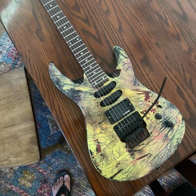 Ibanez RG 320FM neck and Yamaha RGX 612S body custom paint | Reverb