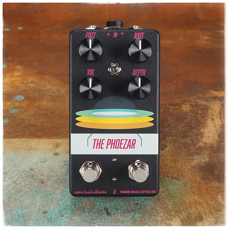 Rare Buzz Effects and Spun Loud Effects Phoezar Fuzz/Phaser | Reverb