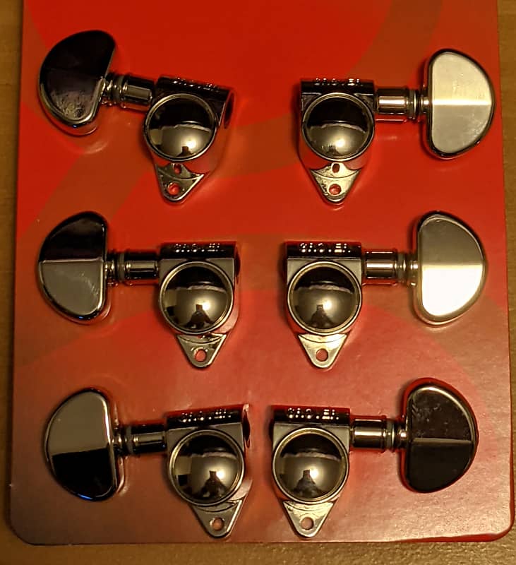 Grover Rotomatics w/ Kidney Buttons (Nickel) Nickel | Reverb