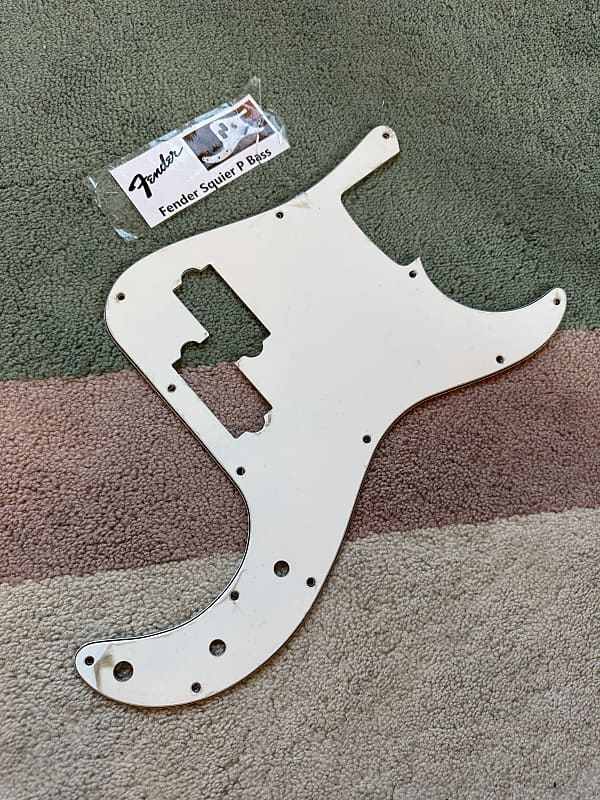 Squier By Fender original Precision bass pickguard | Reverb