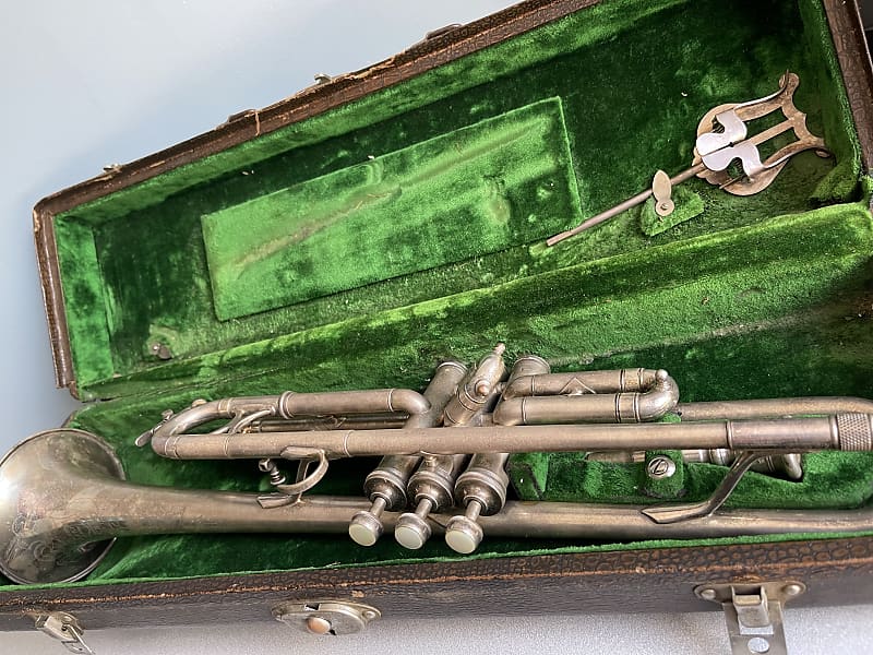 Vintage 1930s Cleveland Greyhound Professional Trumpet Matte | Reverb