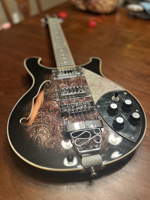 Harley Benton RB-600 - Black Paisley | Reverb