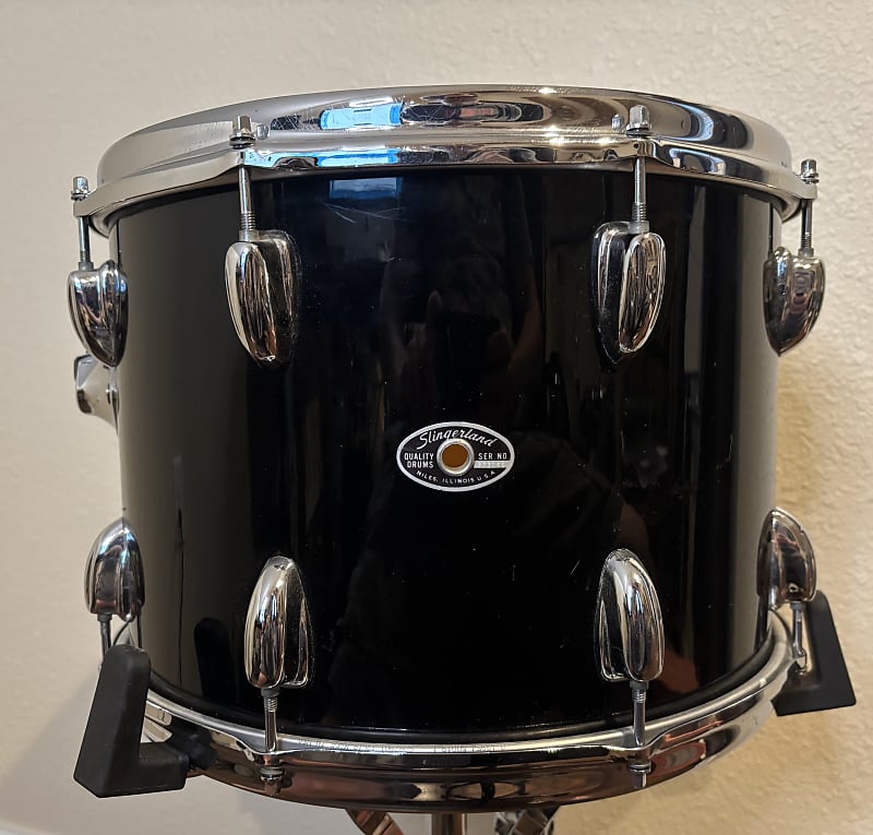 Slingerland 10x14 rack Tom 1975 - Black | Reverb