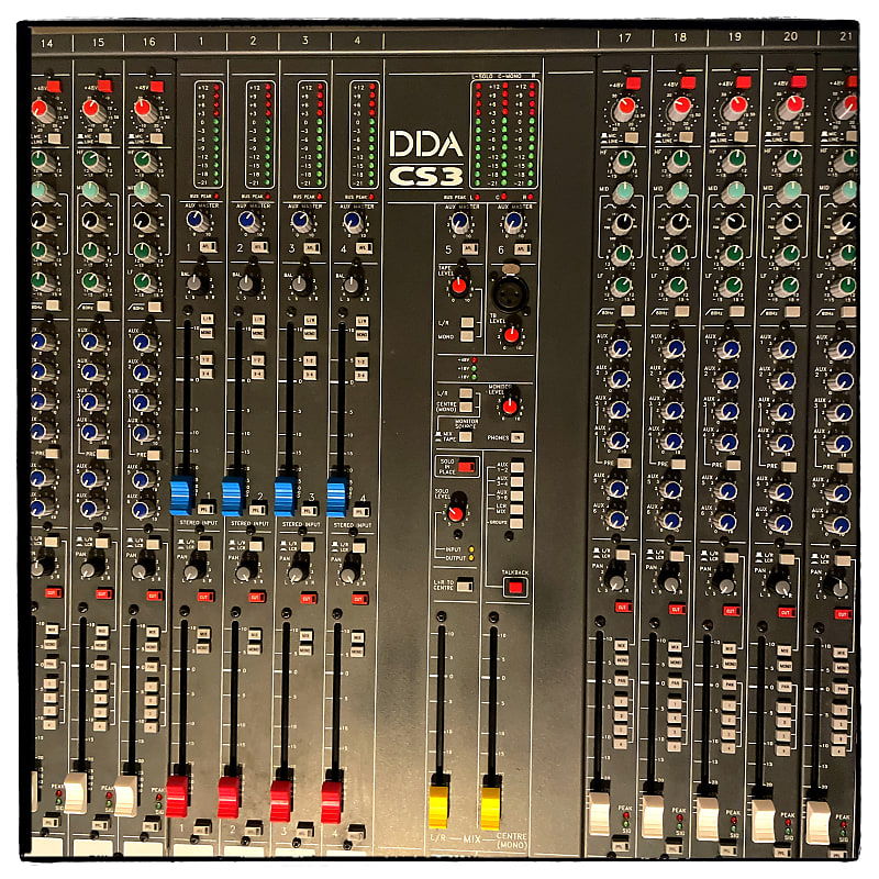 DDA CS3 32 Channel Mixing Console | Reverb