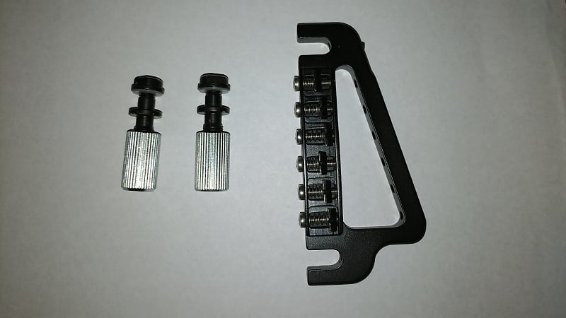 Hipshot Baby Grand Adjustable Bridge Black | Reverb