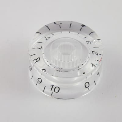 4 Transparent Speed Dial Knobs for Epiphone Les Paul, SG | Reverb UK