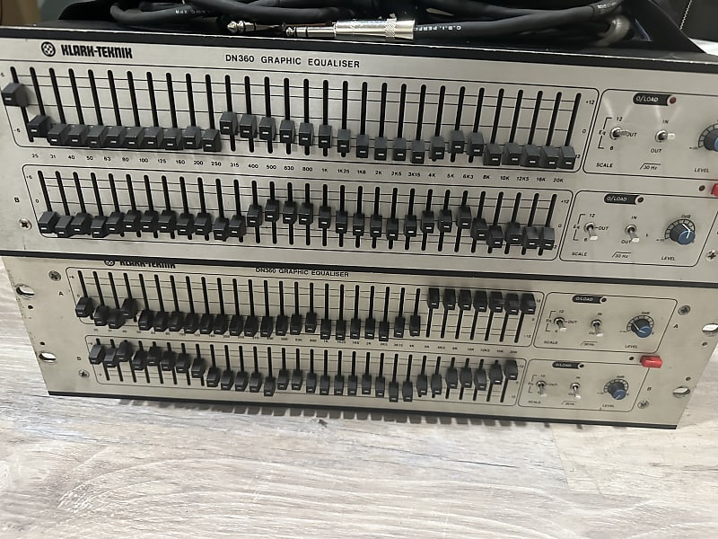 Klark Teknik DN360 2-Channel 30-Band Graphic EQ 2010s - | Reverb