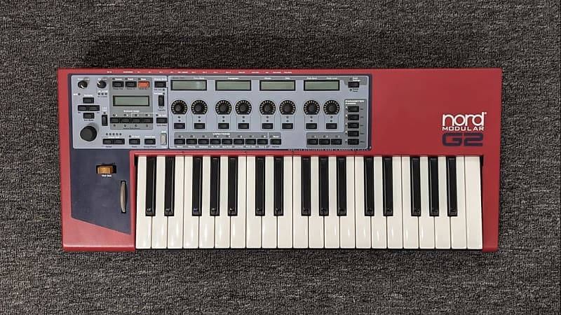 Clavia Nord Modular G2 Keys Expanded 2004-2009 - Red | Reverb