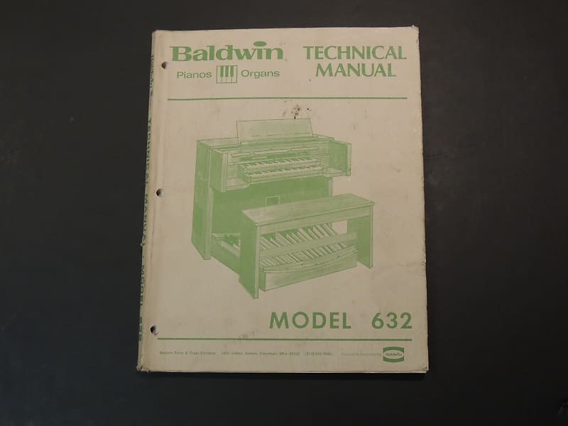 Baldwin Model 632 Technical Manual [Three Wave Music] | Reverb UK