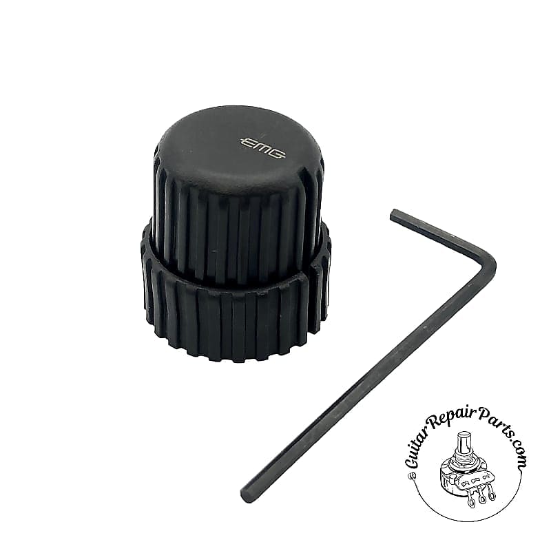 EMG Stacked Concentric Knob Set - Black | Reverb