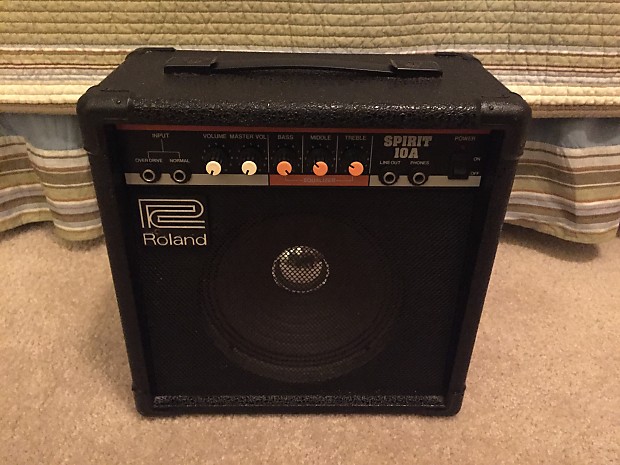 Roland 10 A Guitar Amp 1980's Made in America.. 1983 black | Reverb