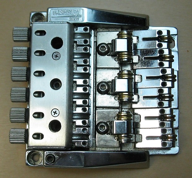 Washburn Fine tuner roller bridge Chrome | Reverb