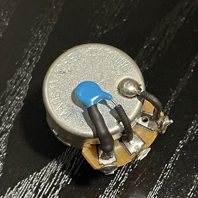 Alpha 500K Volume Pot W/ Custom Ceramic "Kinman" Treble Bleed | Reverb