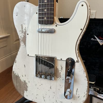 Fender Custom Shop Nashville Telecaster - Relic Olympic White | Reverb