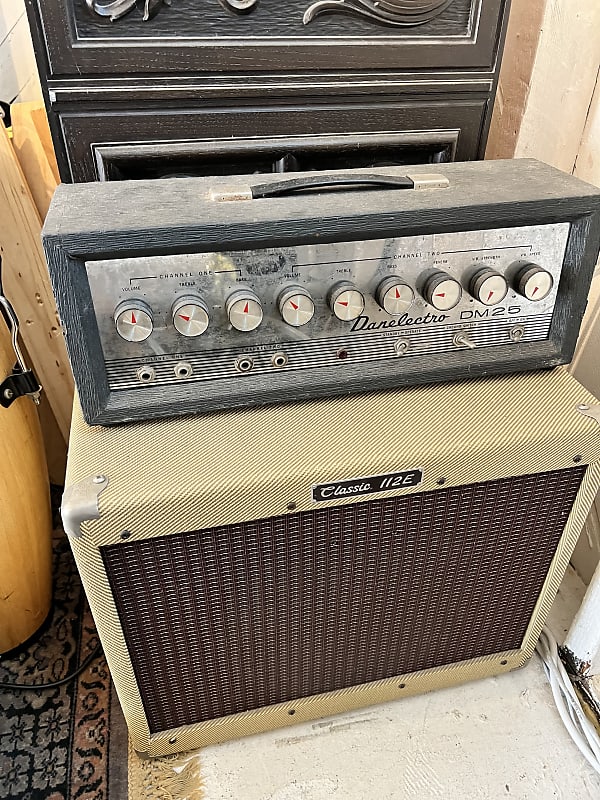 Danelectro DM25 with Peavy Tweed Cabinet 1960’s - Silver | Reverb
