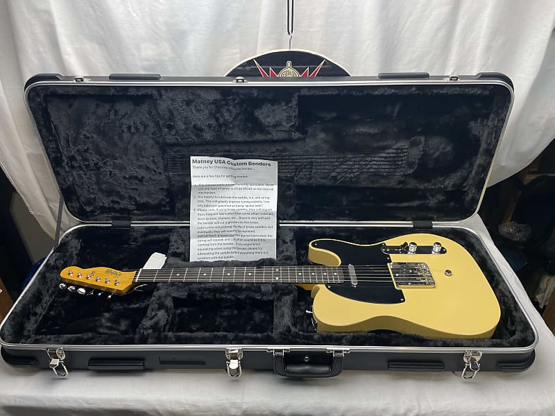 Matney USA Custom Bender T-style Singlecut B-Bender Guitar | Reverb