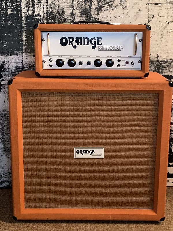 Orange Matamp Model 100 + 4x12 1970 Halfstack | Reverb