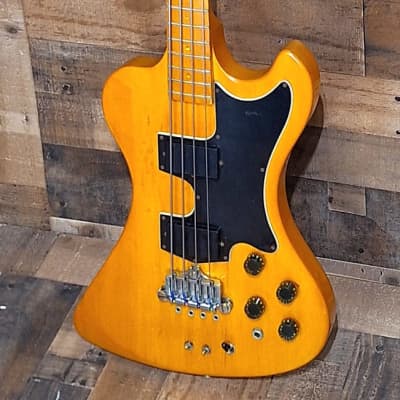 Gibson RD Standard Bass 1977 modified double 4, natural maple | Reverb