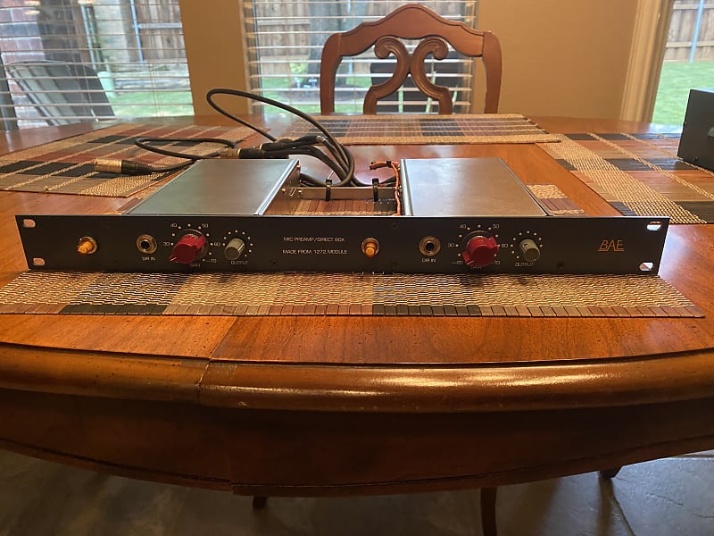 Brent Averill BAE 1272 Neve Mic Pres (Stereo pair) with power | Reverb