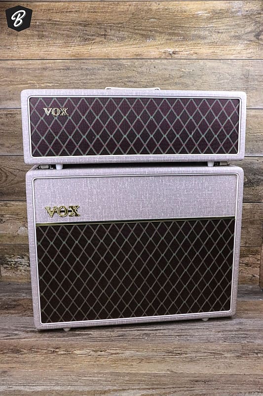 Vox AC30 Hand-Wired Head & 2x12 Cab in Fawn | Reverb
