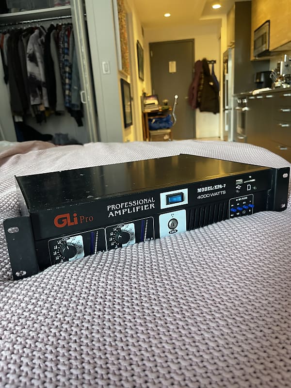 GLI Pro XPA 7 4000 watt amplifier black | Reverb