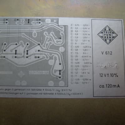 Telefunken V612 Summenverstärker Studio Vintage NOS | Reverb