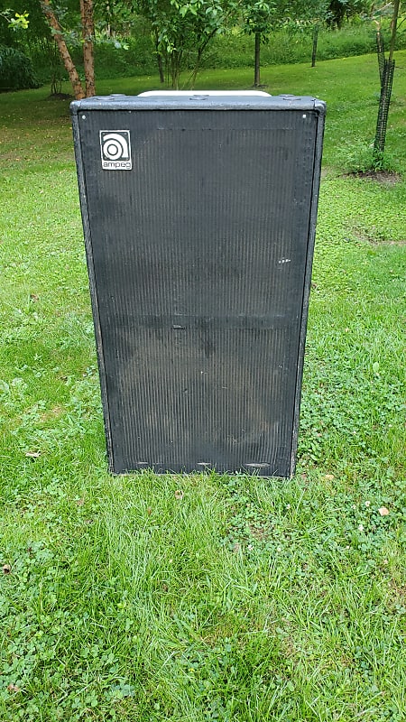Vintage Ampeg SVT 8x10 Bass Cabinet Black 4ohms RIPSSS | Reverb